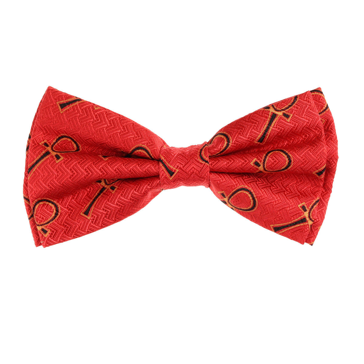 The Ankh Pre Tied Bow Tie With Matching Pocket Square Tie Factory the-ankh-pre-tied-bow-tie-with-matching-pocket-square-tie-factory
