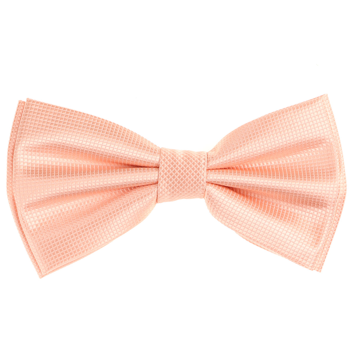 Soft Pink Pin Dot Pre-Tied Bow Tie Set with Matching Pocket Square ...